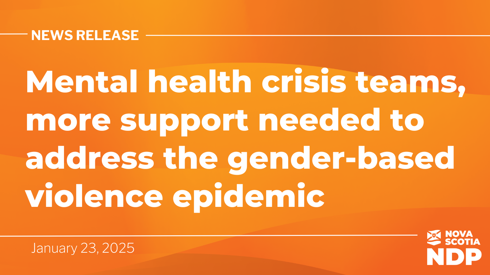 Mental health crisis teams, more support needed to address the gender ...