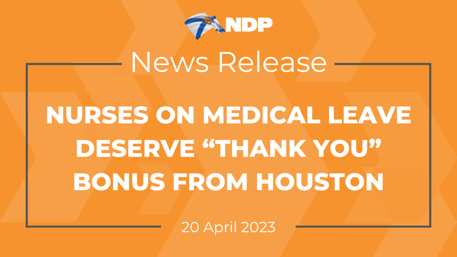 Nurses on medical leave deserve “thank you” bonus from Houston « Nova ...